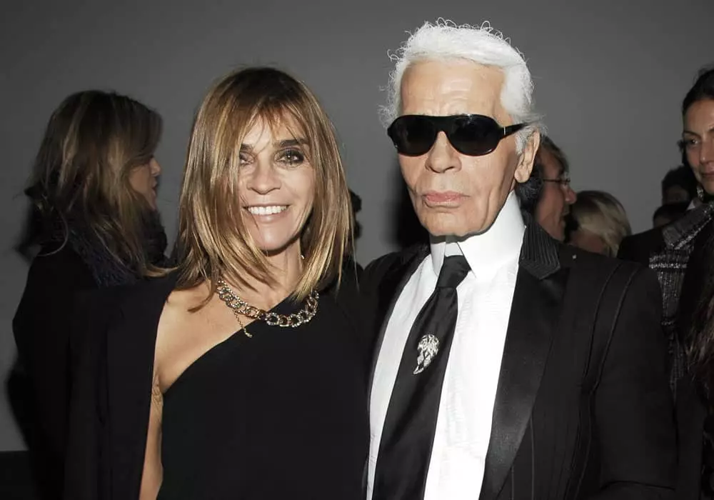 Carine Roitfeld Karl Lagerfeld