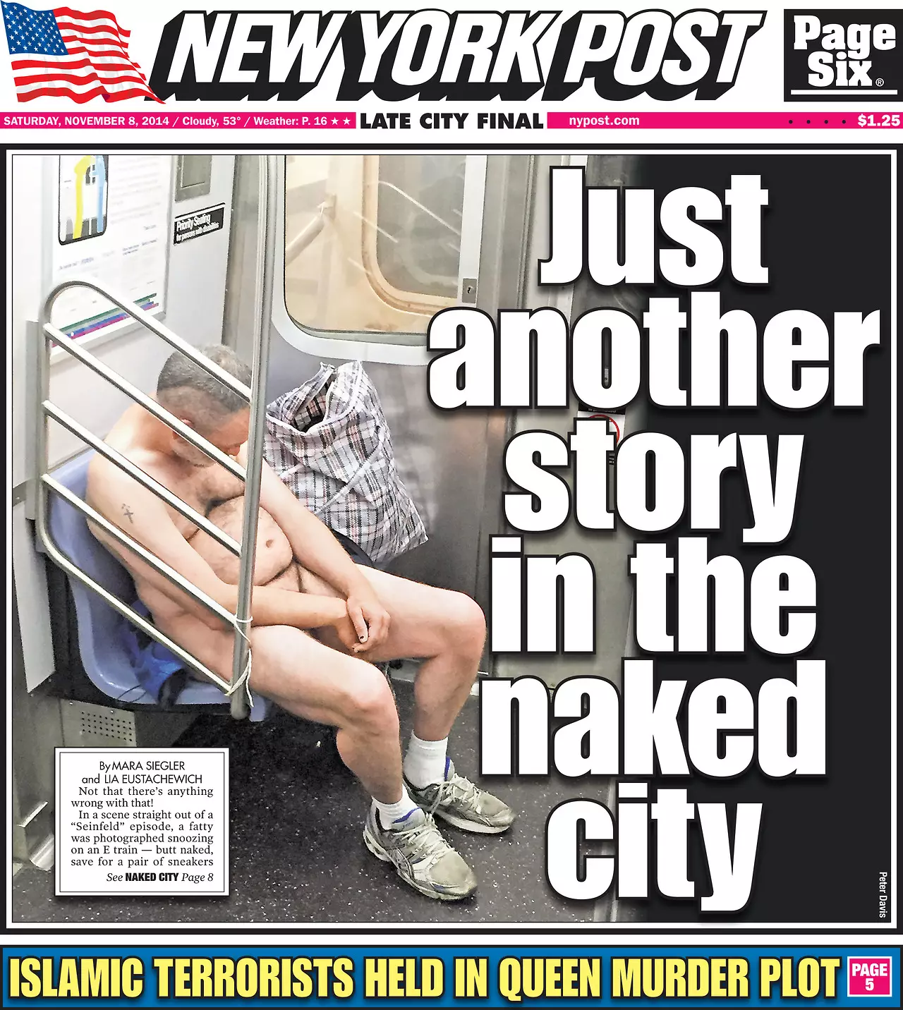 The Daily Davis: #OMG! Mein erstes New York Post-Cover