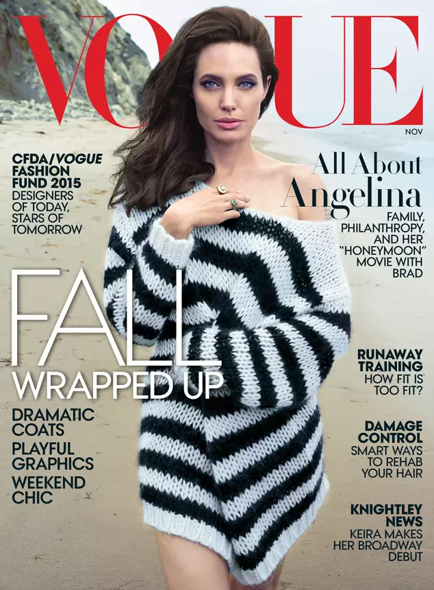Анджелина Джоли Питт на обложках Vogue