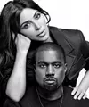 Kim Kardashian West na Kanye West kpuchiri Okwu Septemba nke Harper's Bazaar 101307_1
