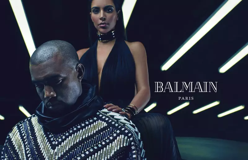 Kim in Kanye sta nova obraza moških oblačil Balmain 104237_3