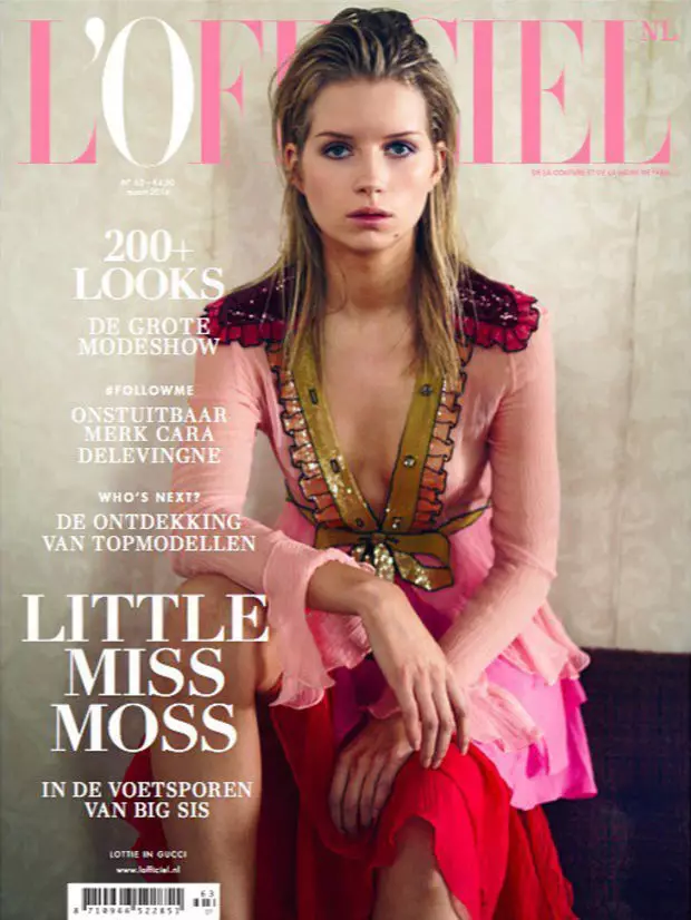 Gündəlik Toplantı: Lottie Moss, Gigi-nin Beynəlxalq Vogue-un ələ keçirdiyi ilk örtükdür 106562_1