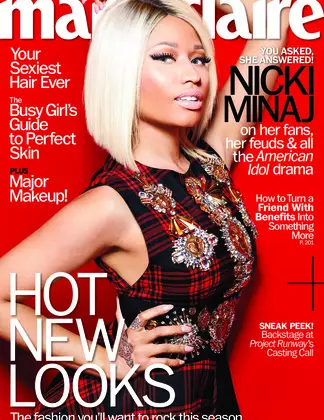 Nicki Minaj docht it út foar Marie Claire's augustusútjefte