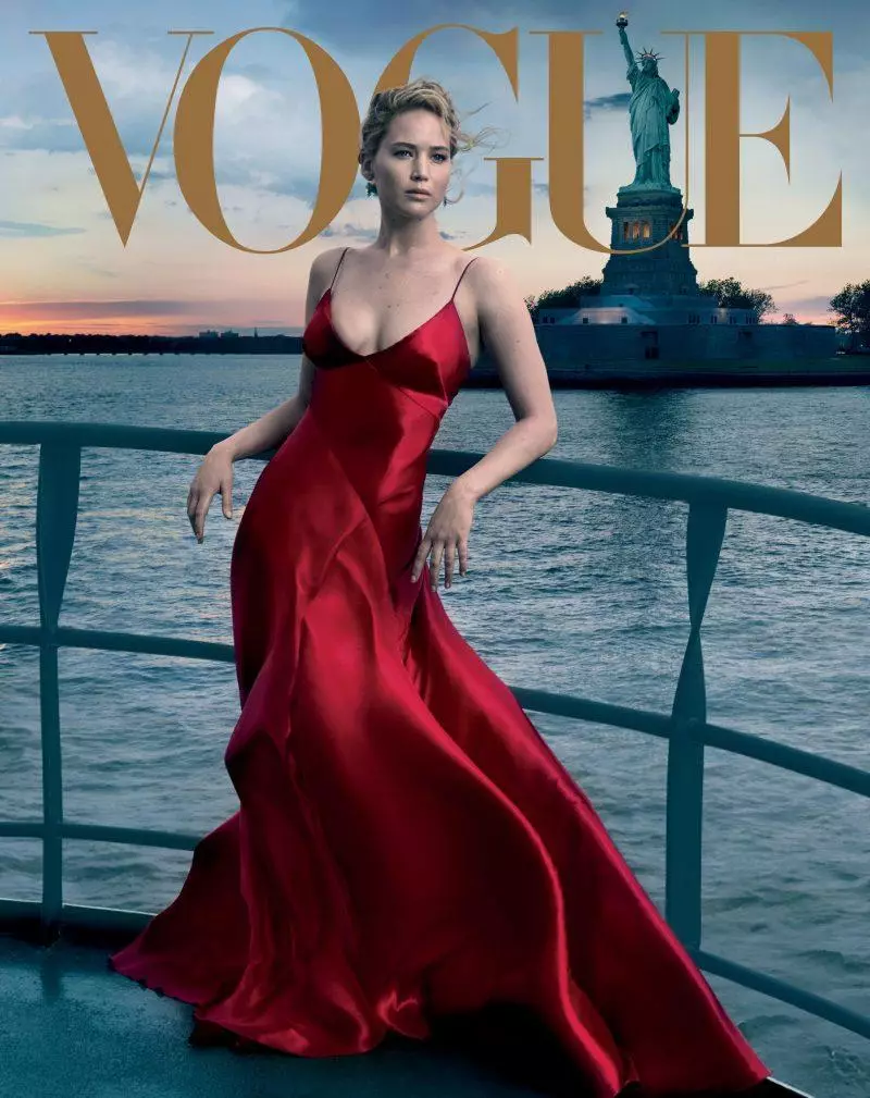 Na ufiufi e Jennifer Lawrence le lomiga o Setema a Vogue