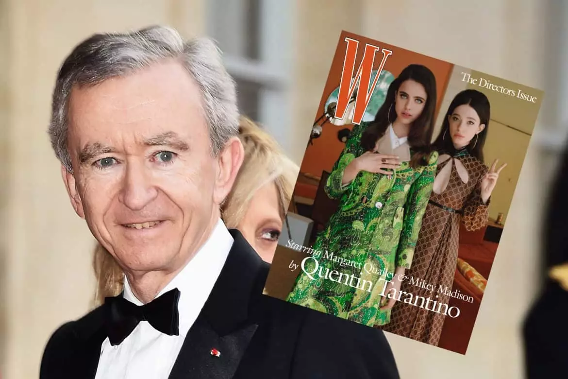 El presidente de LVMH, Bernard Arnault's Fortune Up $ 11 mil millones, el personal de W Magazine deja de trabajar 11316_1