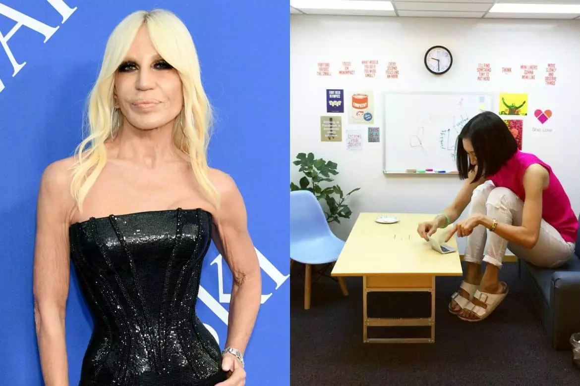 Donatella Versace proměnila minikonferenční místnost Instagramu 1131_1