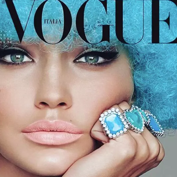 Gigi Hadid - Steven Meisel နဲ့ အီတလီ Vogue Cover မှာ 11401_1