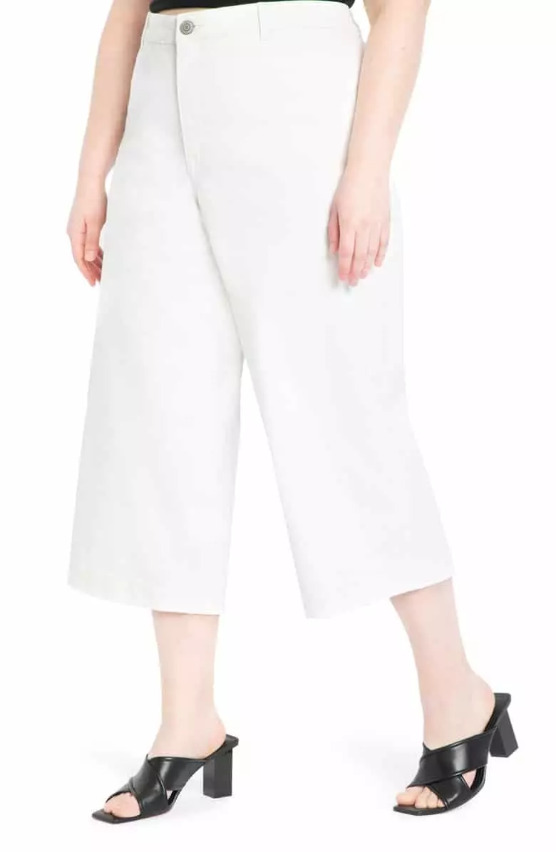 10 Parçeyên Denim White Chic Di bin $100 12513_10