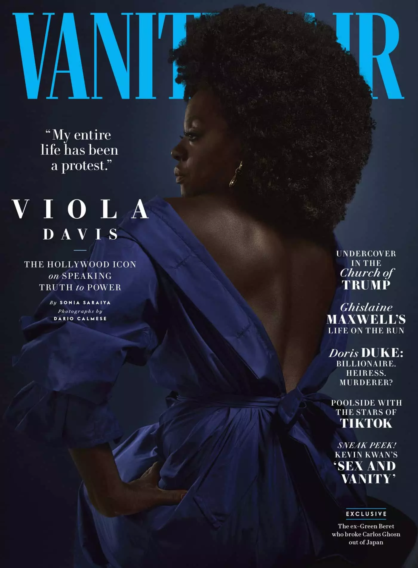 Vanity Fair gebruik vir die eerste keer 'n swart fotograaf vir Viola Davis-omslag 12519_3