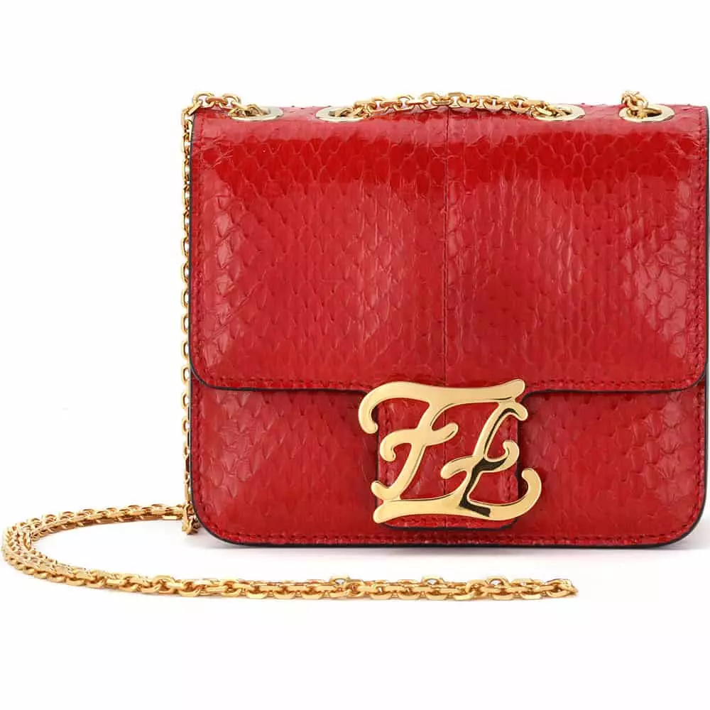 Tip editora: Fendi Karligraphy Bag v modrej lakovanej koži 14392_6