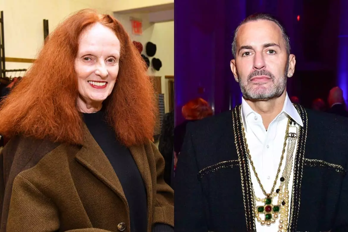 Chuir Grace Coddington Léaráidí ar fáil do Leabhar Nua Marc Jacobs