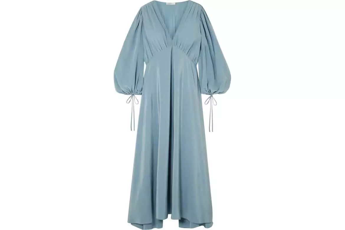 Ukukhetha Komhleli: I-Row x Net-a-Porter Crepe de Chine Maxi Dress 15348_1