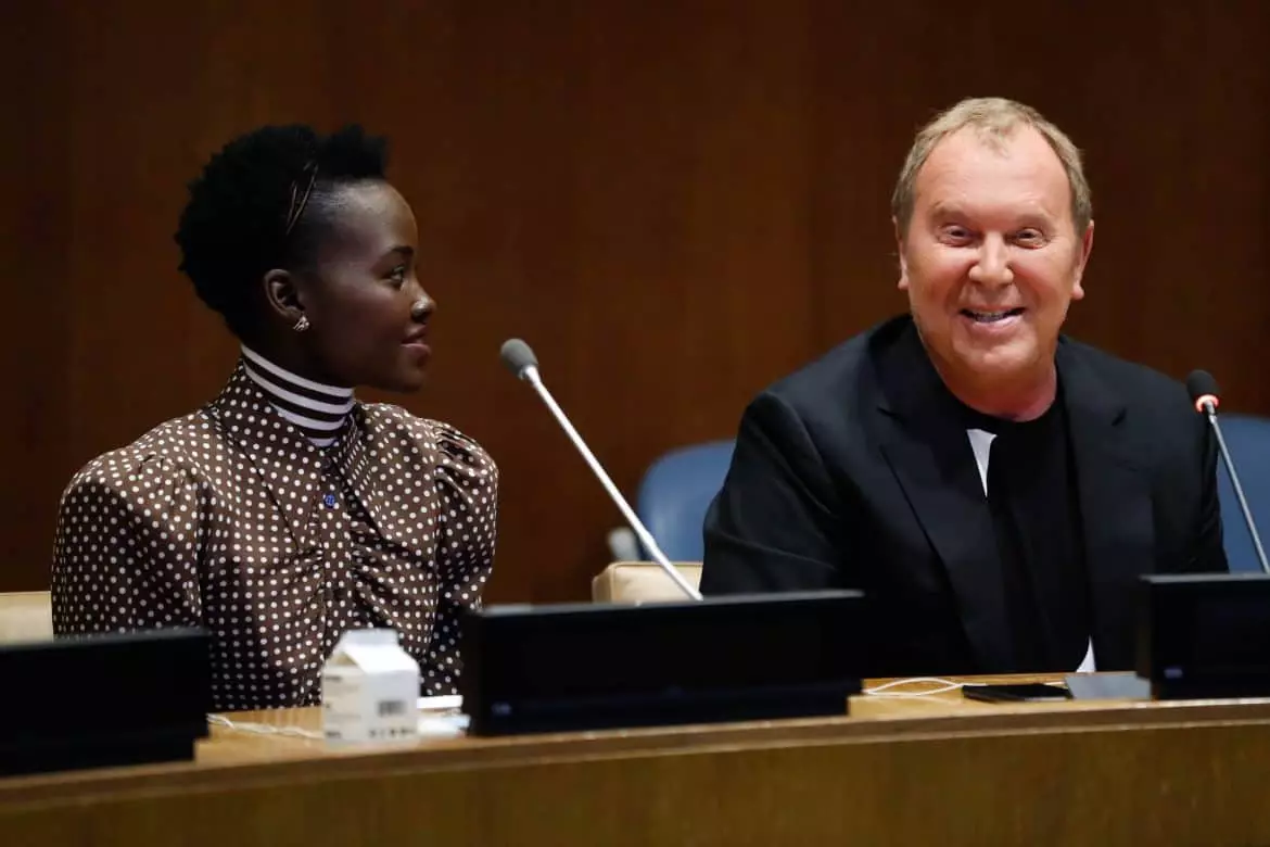 Michael Kors le Lupita Nyong'o ba Tlisa Letšolo la Bona la ho Felisa Tlala ho UN 16620_1