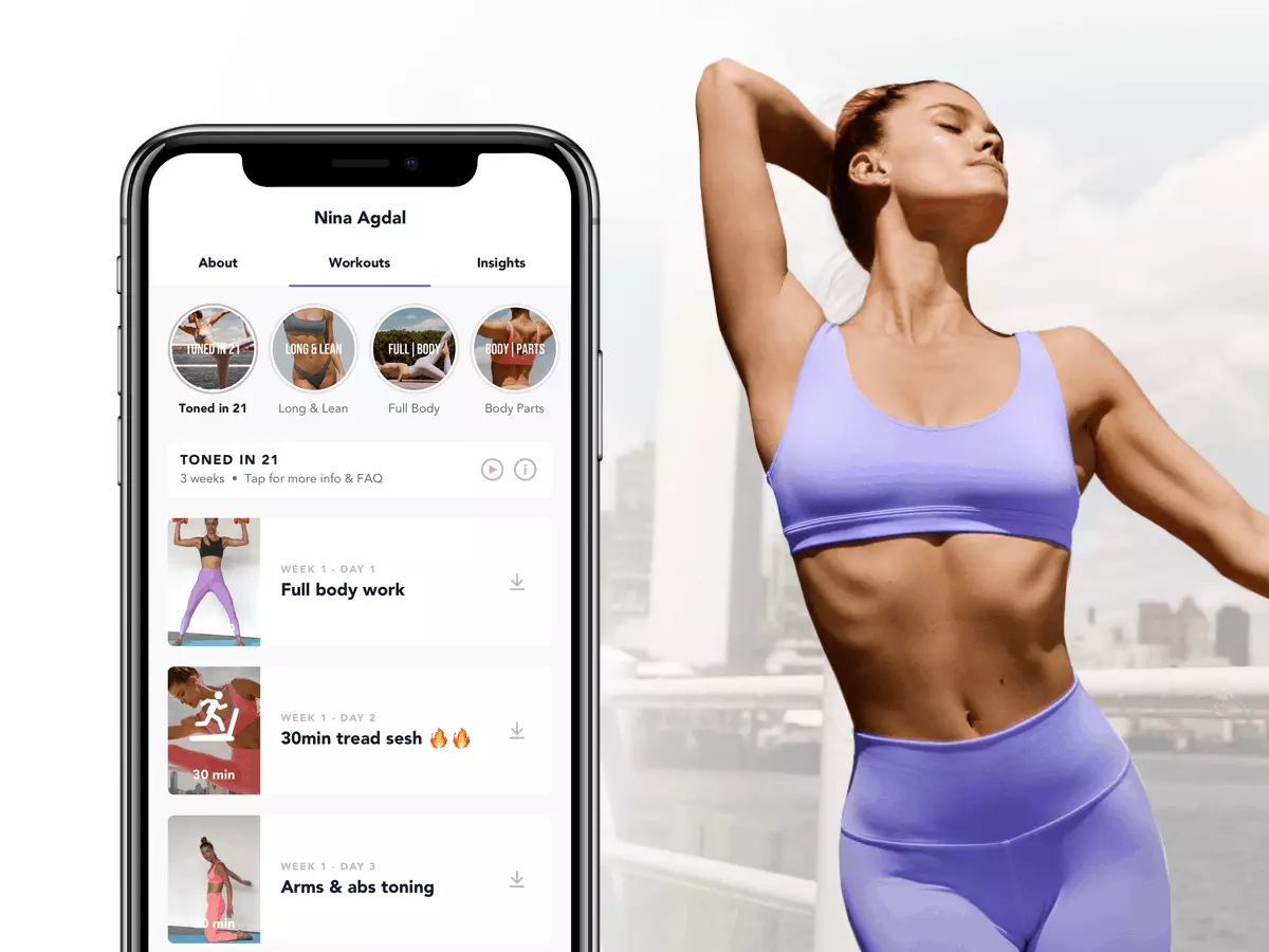 Nina Agdal lancerer ny fitness-app, lige når du har mest brug for det 16878_2