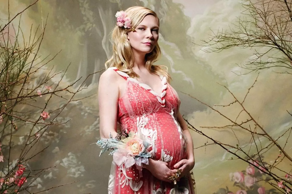 Kirsten Dunst confirma el seu embaràs en la impressionant sessió de fotos de Rodarte 16937_1