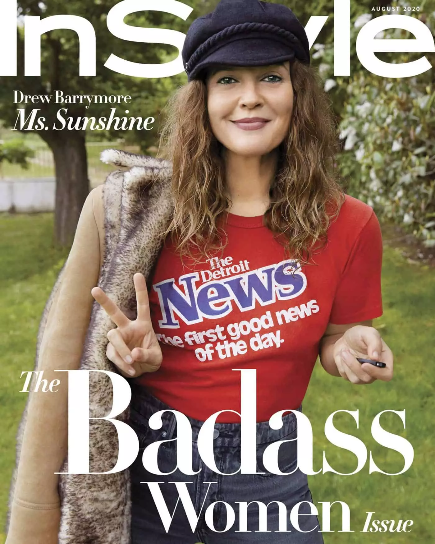 Drew Barrymores hausgemachtes InStyle-Cover 17068_2