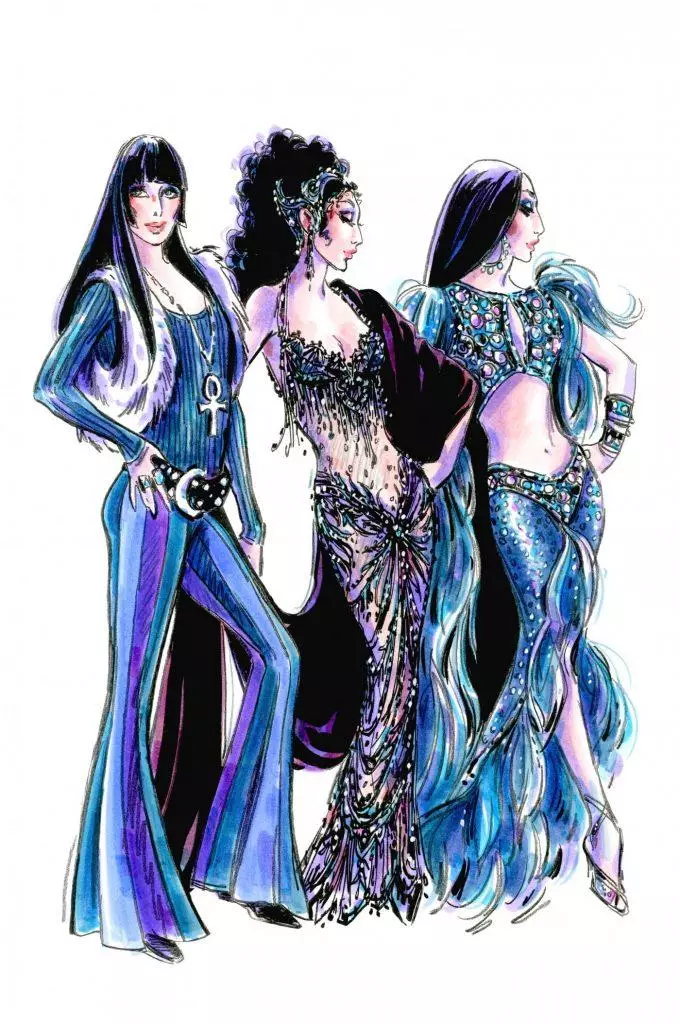 Bob Mackie Reuni karo Cher kanggo Desain Kostum kanggo Bio-Musical Dheweke ing Broadway 17277_2