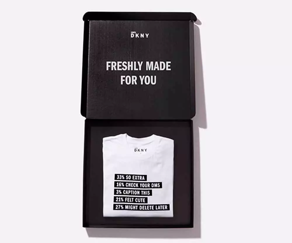 DKNY está entregando camisetas personalizadas en cajas de pizza por una buena causa 17479_2