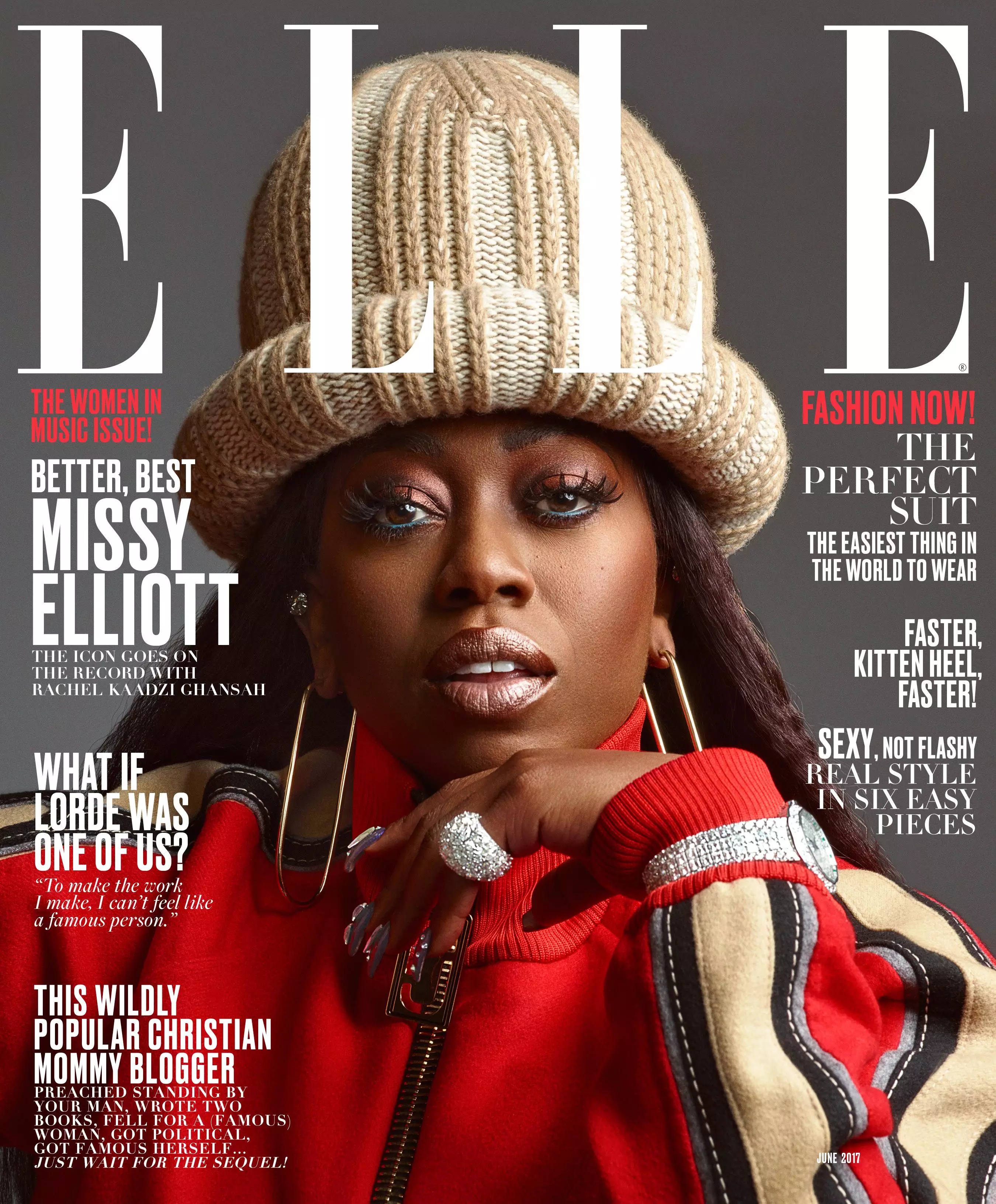 Missy Elliott موسیقی جون کے شمارے میں ELLE کی خواتین کا احاطہ کرتی ہے۔ 17814_1