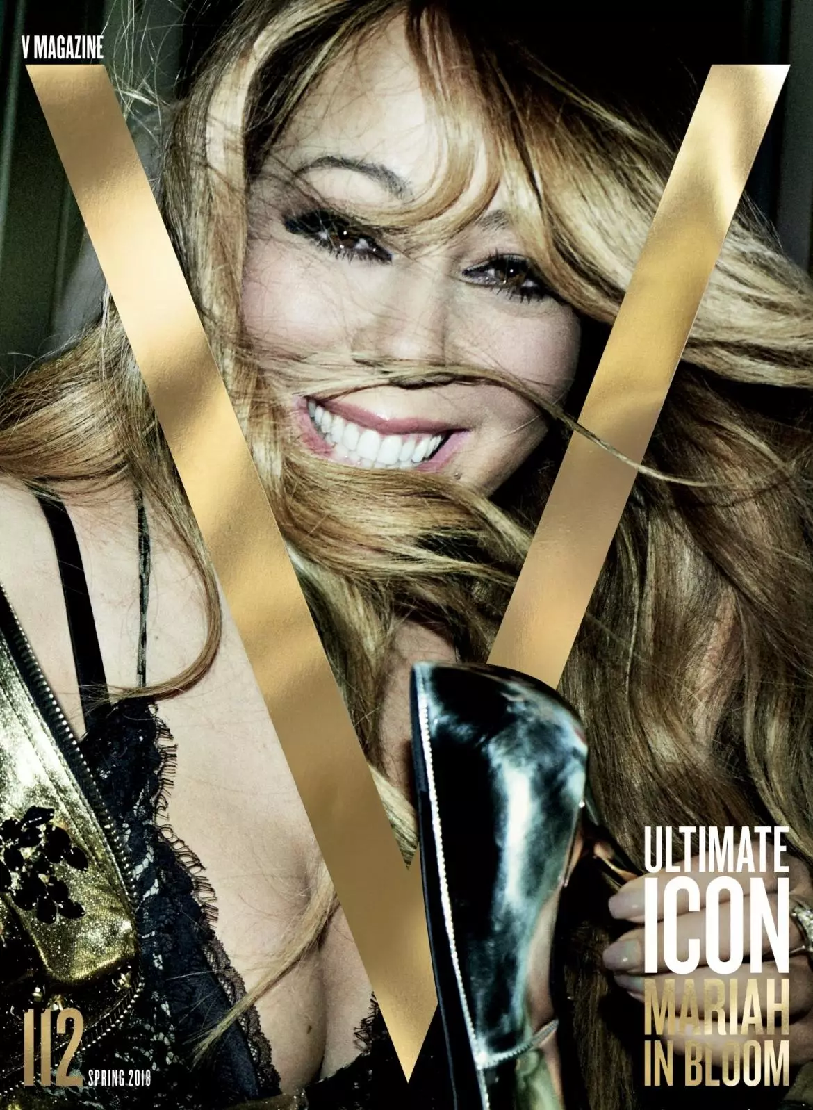 Výhradní! Mariah Carey trolluje ceny Grammy v Obálce časopisu Dishy V Magazine 18339_1