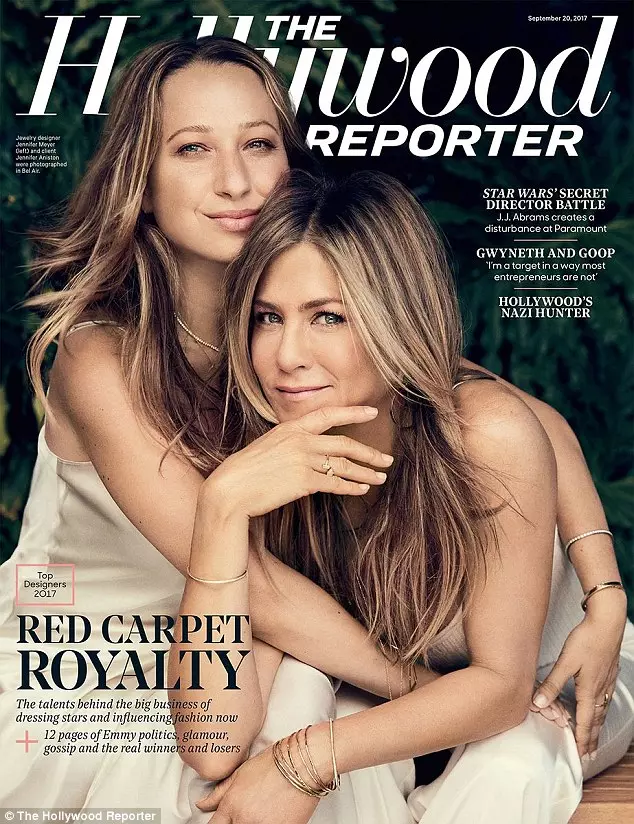 Jennifer Aniston en Jennifer Meyer cover The Hollywood Reporter 19218_1