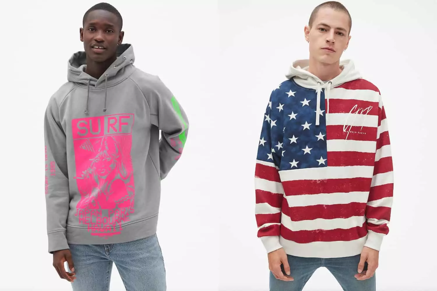 GQ Ta Gap Hoodies A Makeover Mal-Disinjaturi Coolest fuq il-Pjaneta