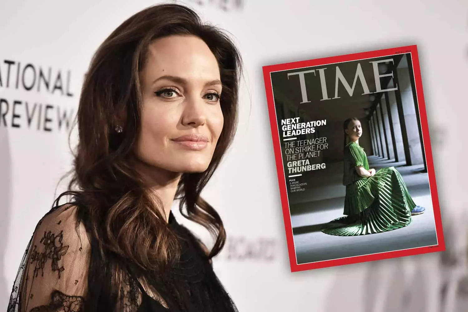 Angelina Jolie rantre nan Time Magazine, Moschino ak Playboy mete tèt ansanm pou Pride