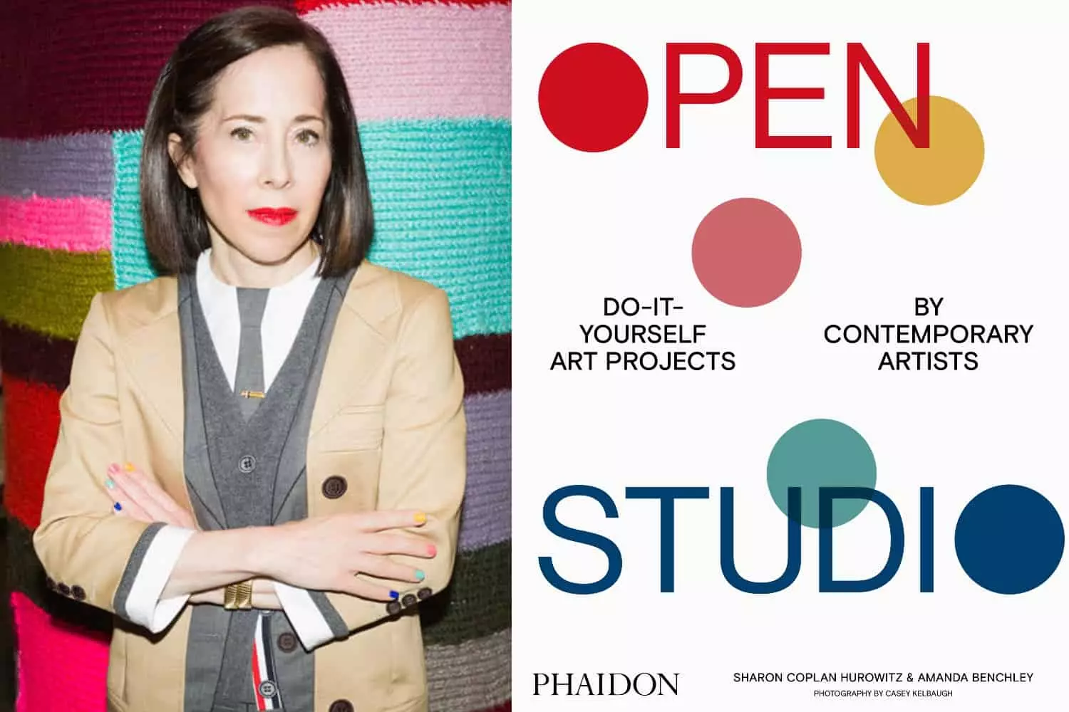 Sharon Coplan Hurowitz al seu nou llibre OPEN STUDIO: Projectes de bricolatge d'artistes contemporanis