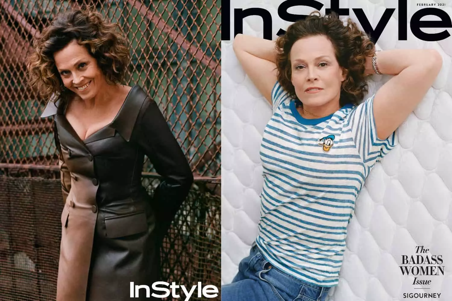 Sigourney Weaver Sur La Kovrilo de InStyle Estas la Unua Gajninto de 2021