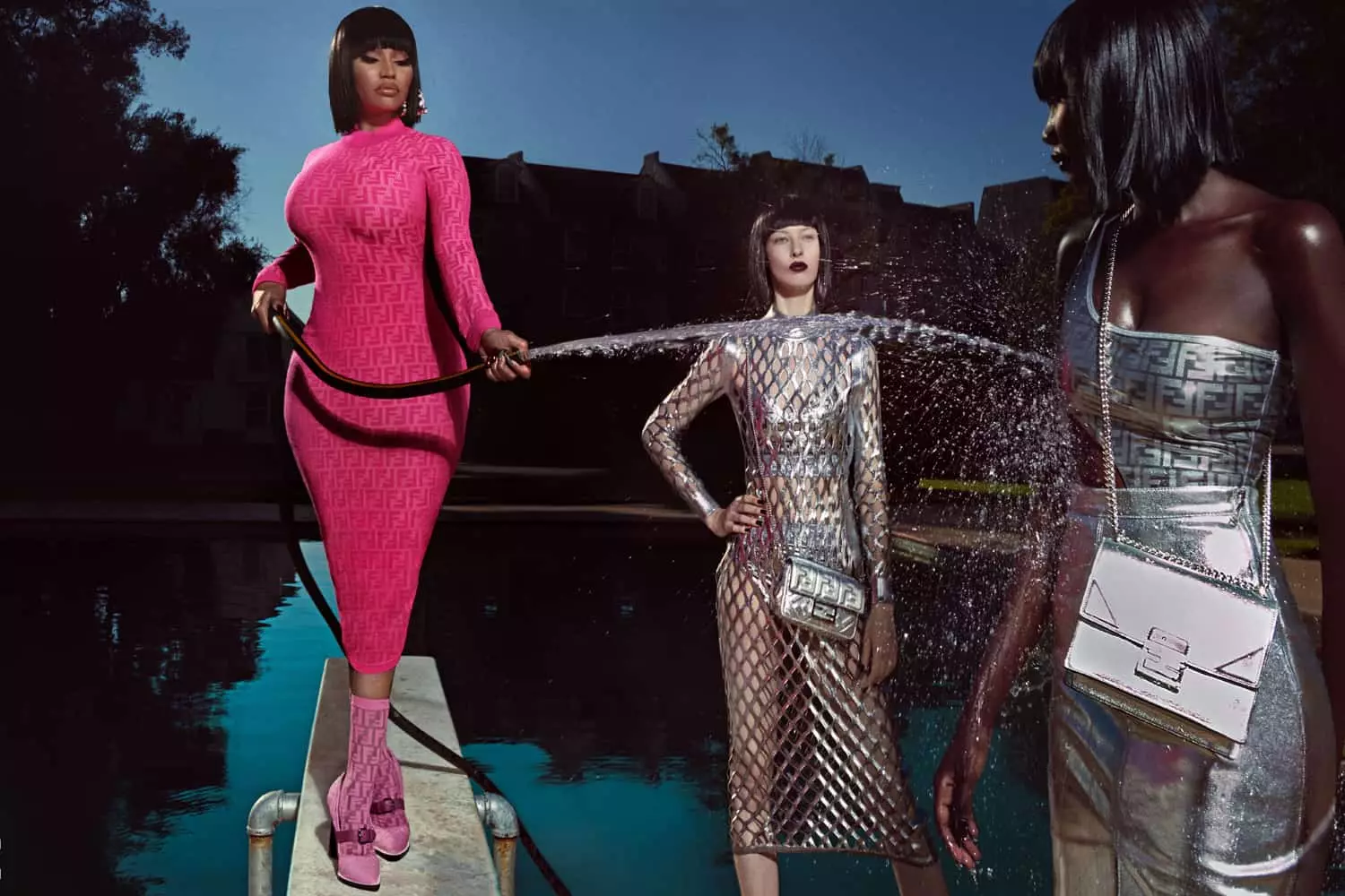 Nicki Minaj collabora con Fendi, Ralph Lauren rende omaggio ad "Friends"