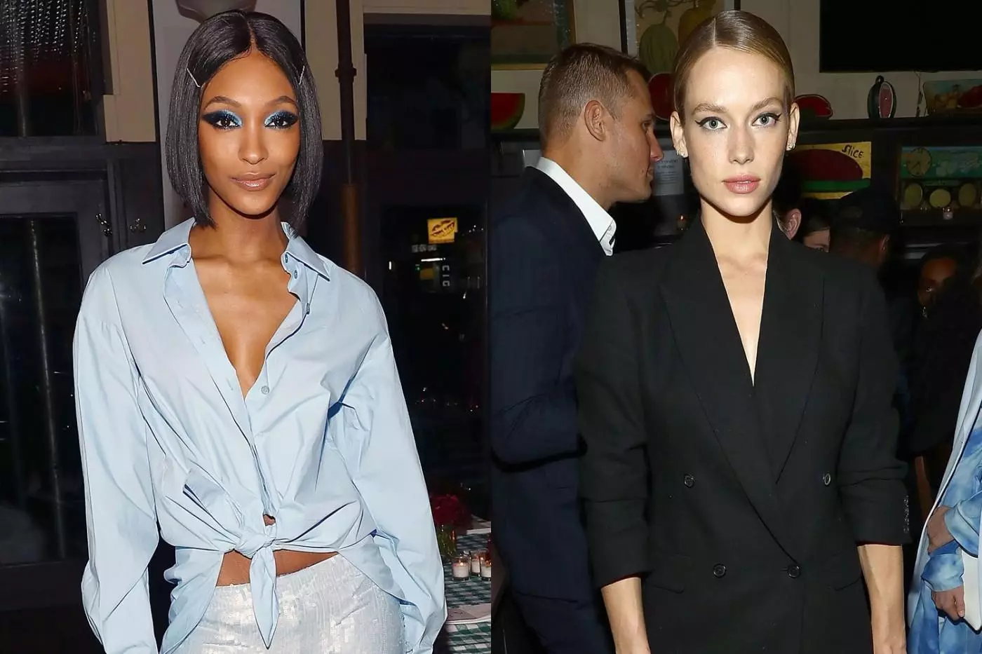 Jourdan Dunn e Hannah Ferguson celebran a colaboración de Michael Kors co ilustrador de moda David Downtown