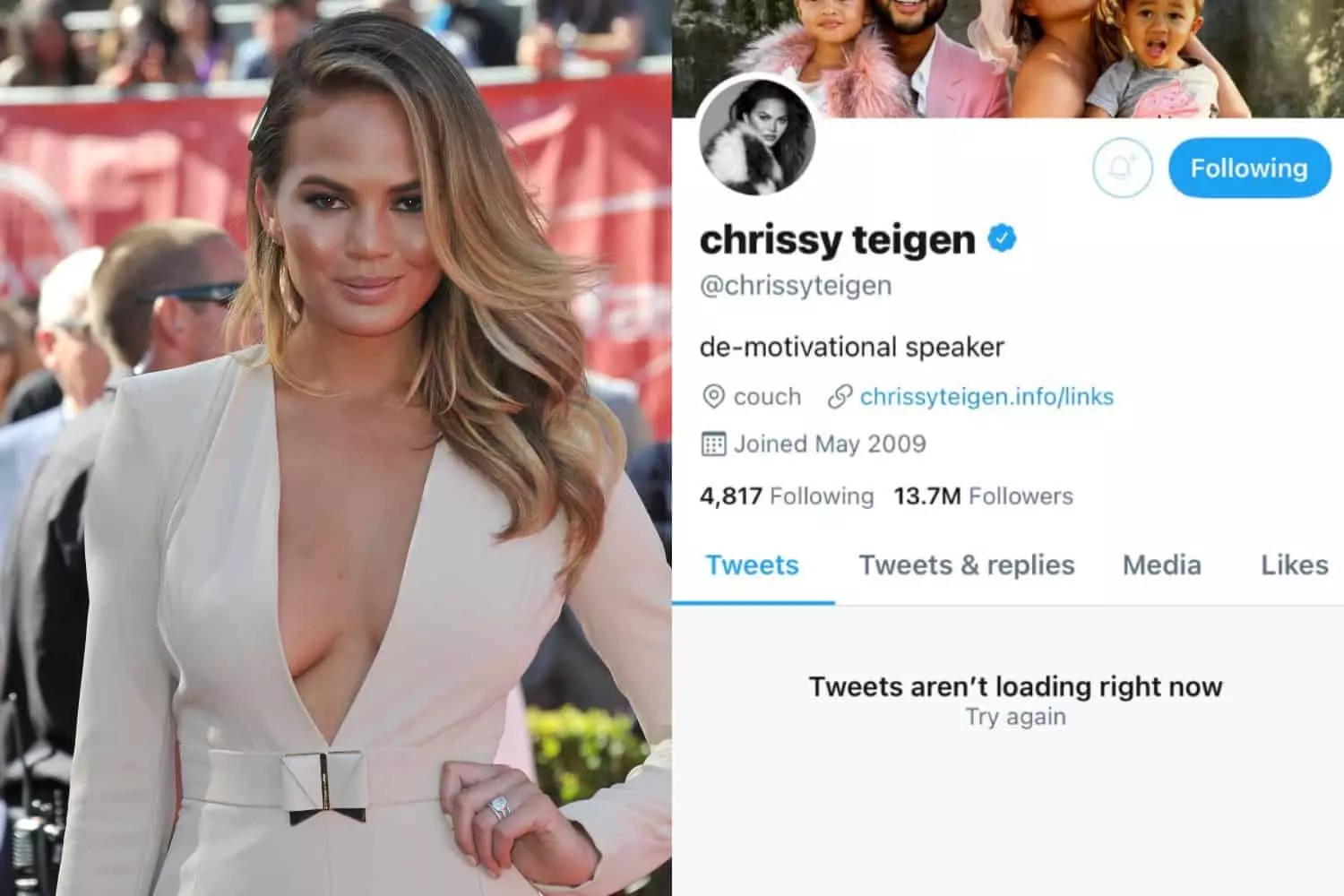 Chrissy Teigen, reine de Twitter, supprime son compte pour toujours 2164_1