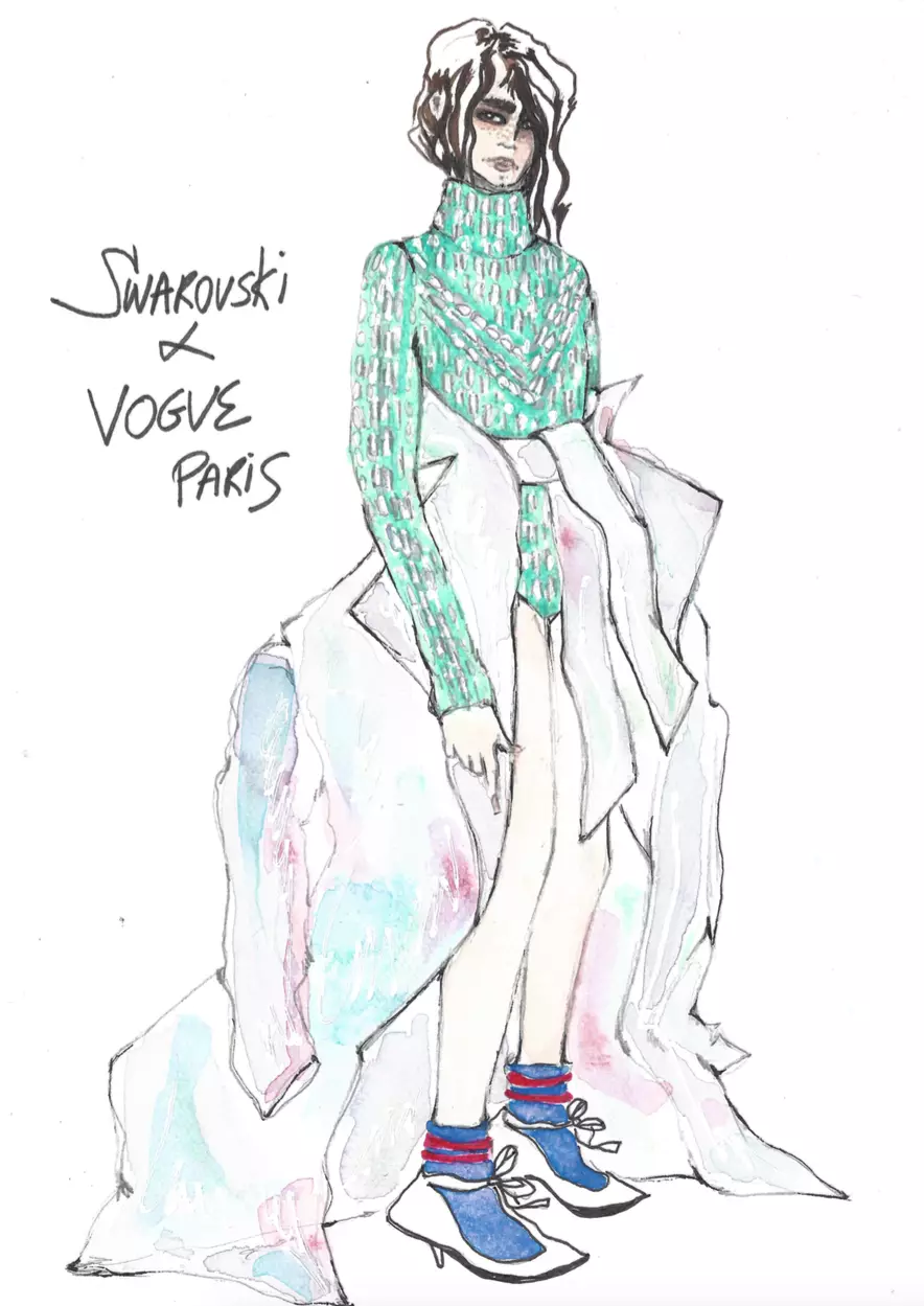 Swarovski na Vogue Paris Zinashirikiana na Wabunifu kwenye Ukusanyaji wa Vibonge 21745_1