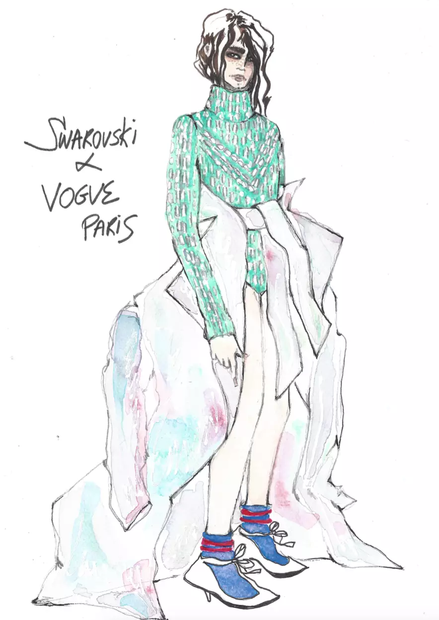 I-Swarovski ne-Vogue Paris Zisebenzisana nabaklami ekuqoqweni kwe-Capsule 21745_1