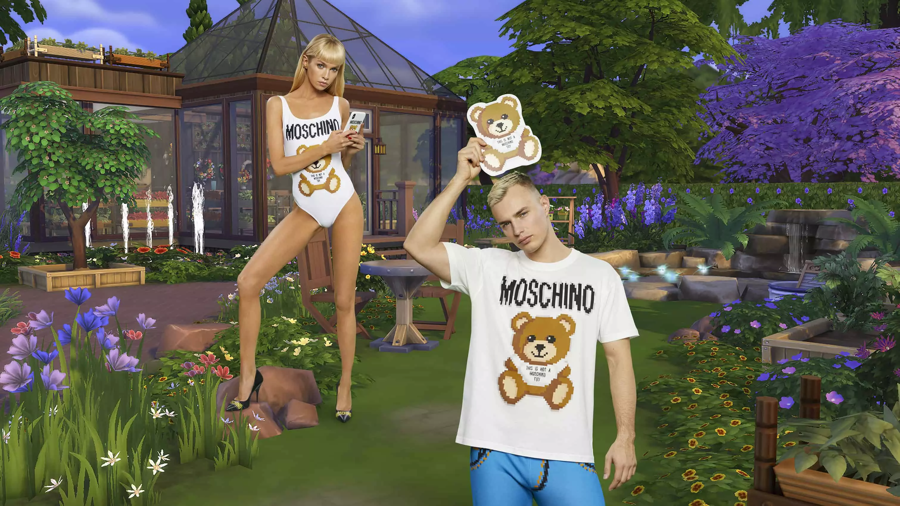 Breuddwyd Ffasiwn 8-did Dewch yn Wir yw Moschino’s New The Sims Capsule Collection 22255_3