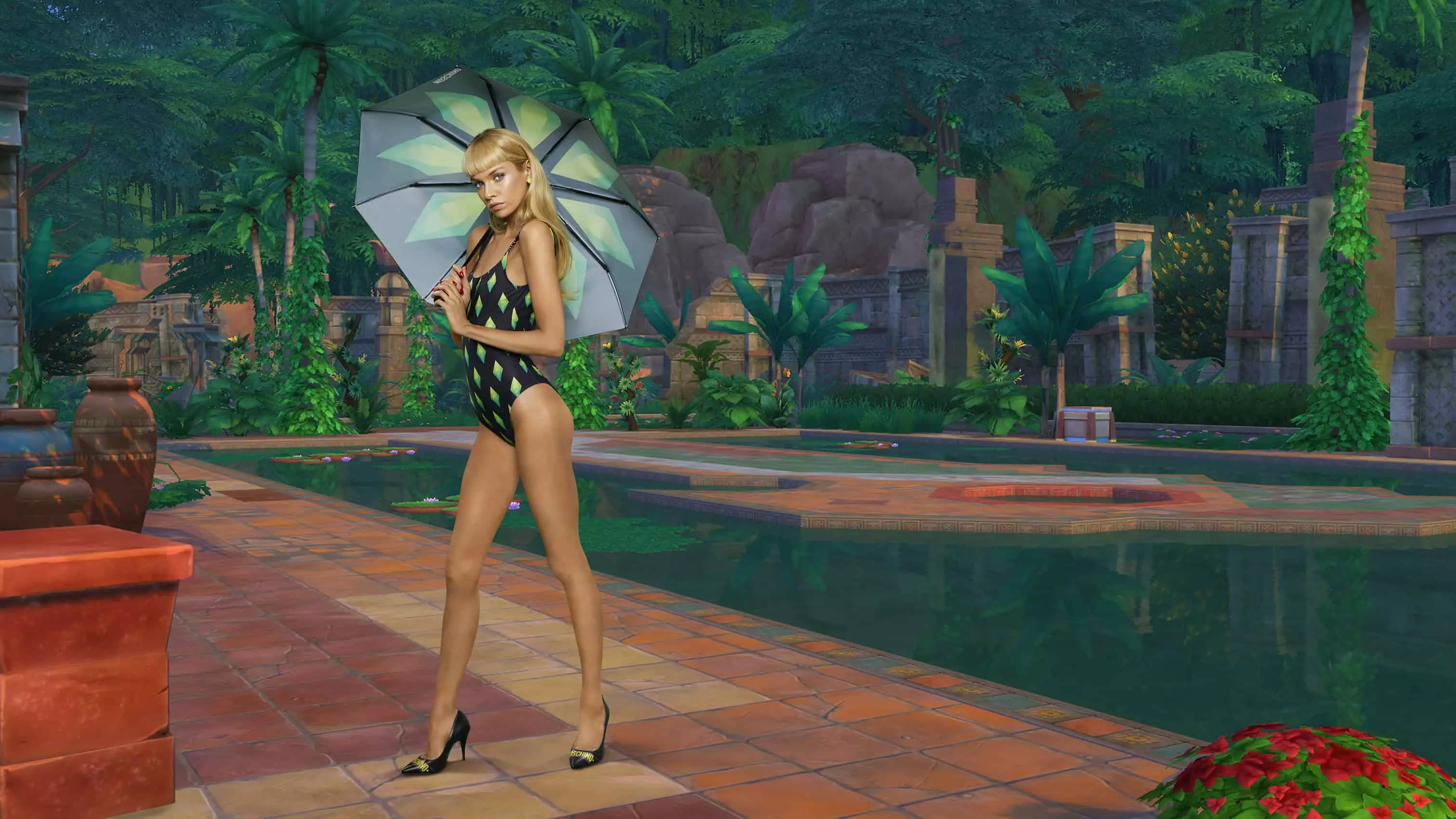 Breuddwyd Ffasiwn 8-did Dewch yn Wir yw Moschino’s New The Sims Capsule Collection 22255_7