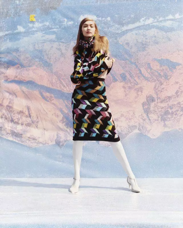 Gigi Hadid แสดงในแคมเปญ Missoni Fall ใหม่ 22379_10