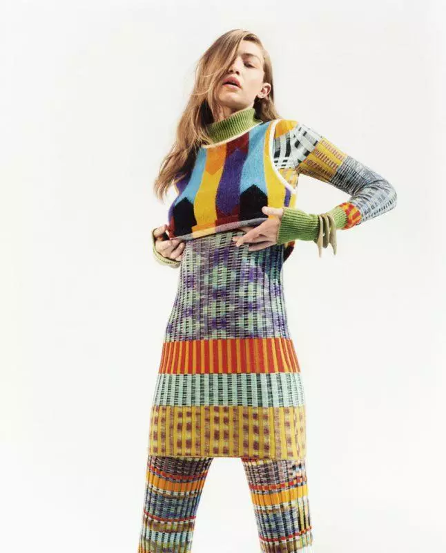 Gigi Hadid แสดงในแคมเปญ Missoni Fall ใหม่ 22379_7