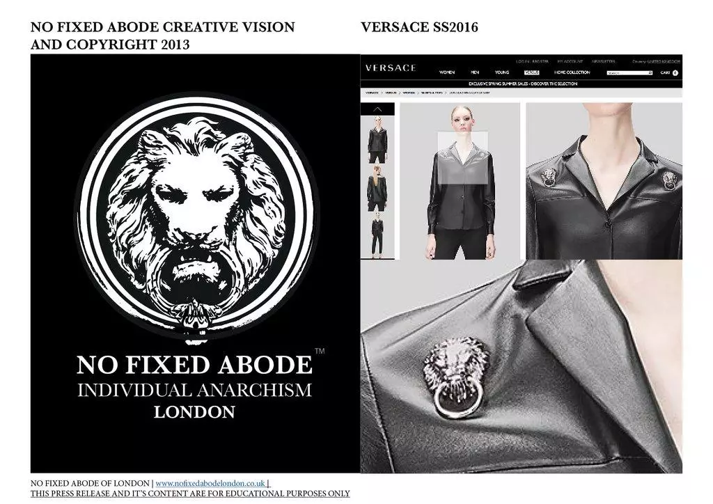 Versace és demandat per infracció de marca comercial 22571_3