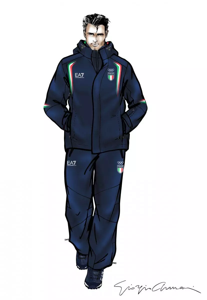 Giorgio Armani Vestigos la italajn Olimpikajn kaj Paralimpiajn Teamojn en 2018 23245_4