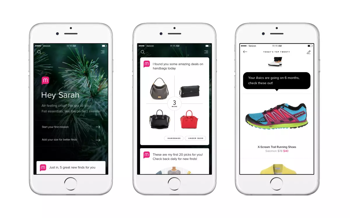 Mona Fashion App mit integriertem Chat-Bot