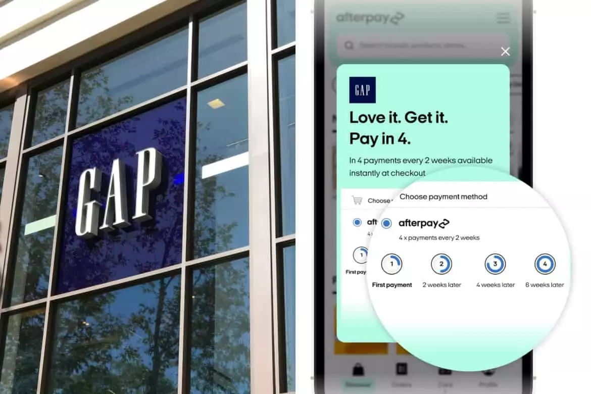 Gap, Old Navy, Banana Republic, Ndi Athleta Partner Ndi Afterpay