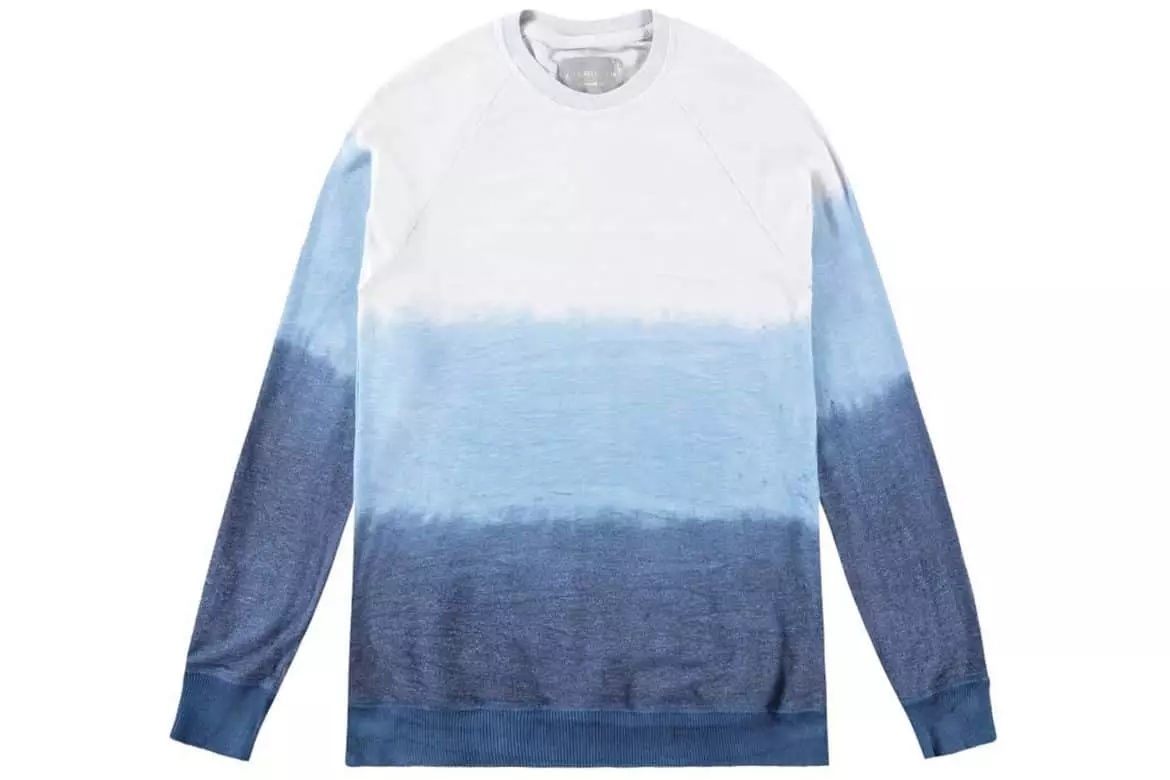 Editor's Pick: Mitchell Evan Blue Marble Ombre Sweatshirt