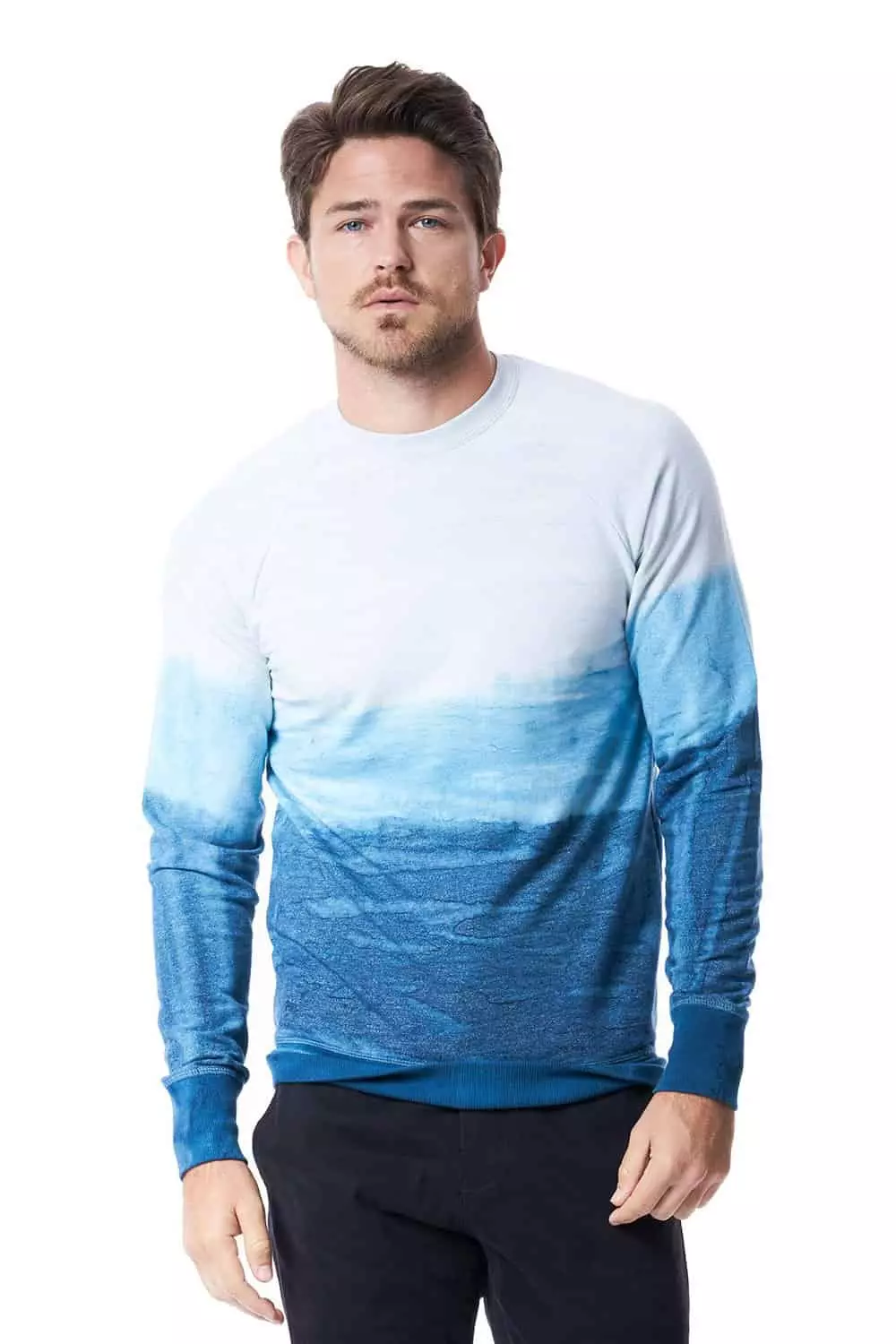 Editor's Pick: เสื้อสเวตเตอร์ Mitchell Evan Blue Marble Ombre 23810_2