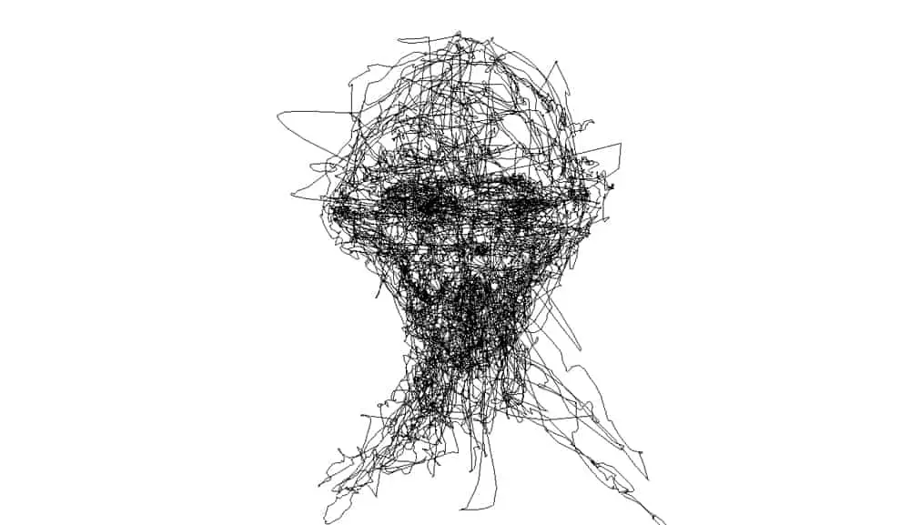 アーティストのグラハム・フィンクは文字通り彼の目で描くことができます 24027_5