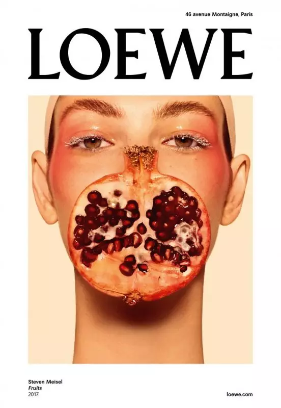 Vittoria Ceretti, Loewe'nin İlkbahar/Yaz '18 Kampanyasında Meyve Modelleri 24367_4