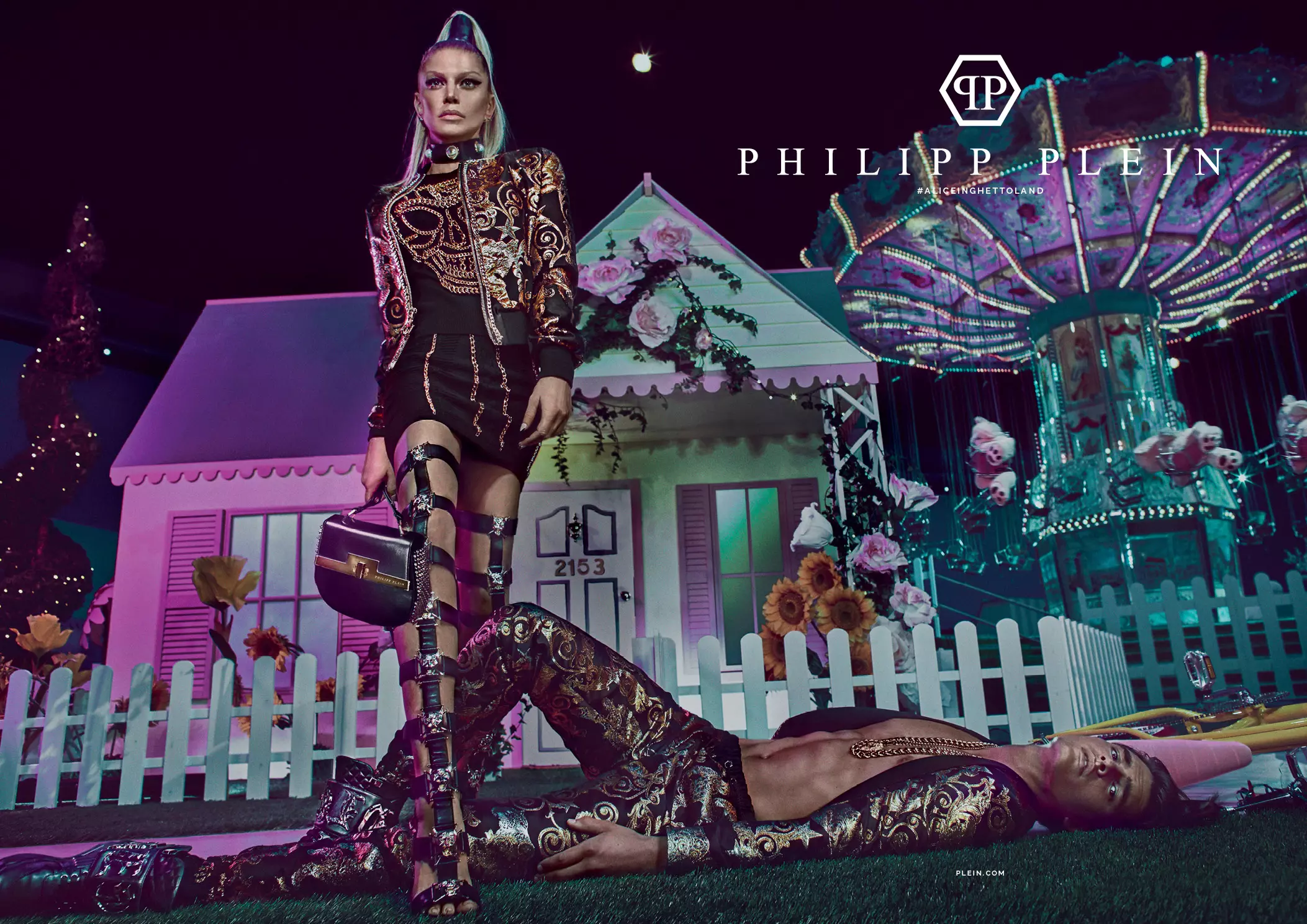 Philipp Plein Spring/Summer 2017 Ad Campaign တွင် Fergie Stars 24544_1
