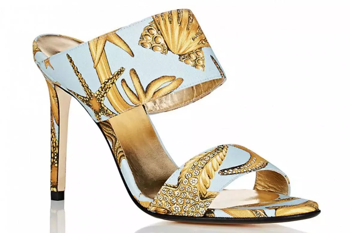 Խմբագրի ընտրություն. Versace's Starfish-Print Faille Mules