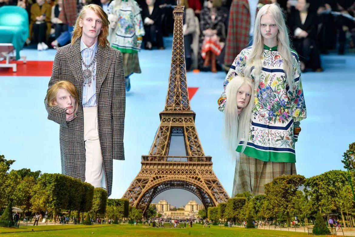 Gucci fir Fréijoer 2019 zu Paräis ze weisen, Alexander Wang kritt en neie Logo