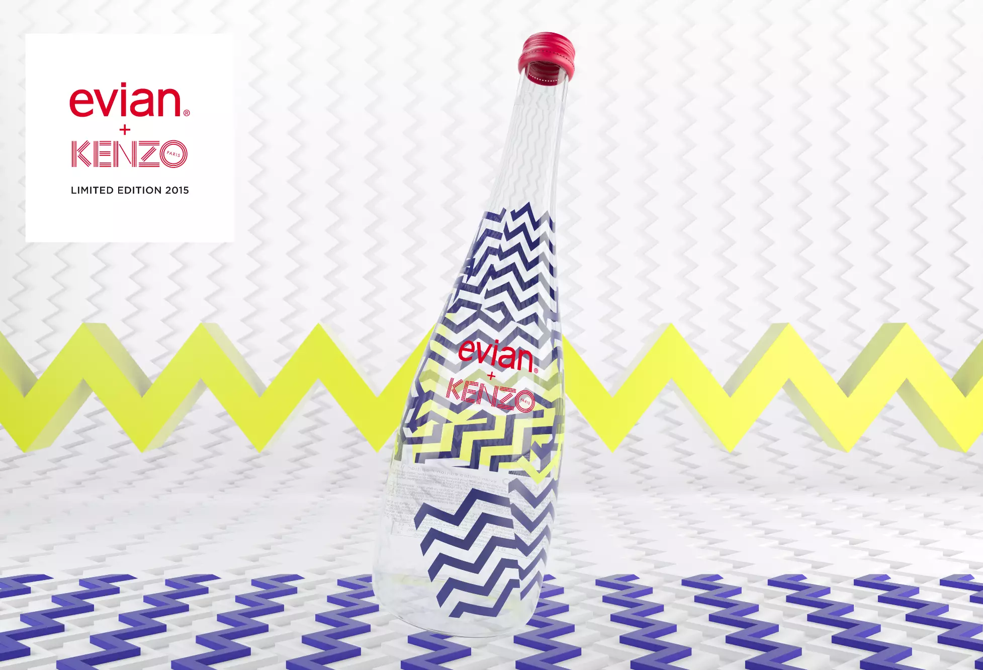 Kenzo’s Collab with evian dorazil